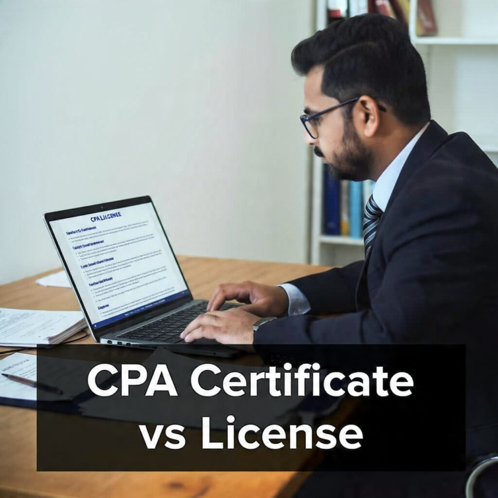 CPA Certificate vs CPA License: What is the difference? | VGLD