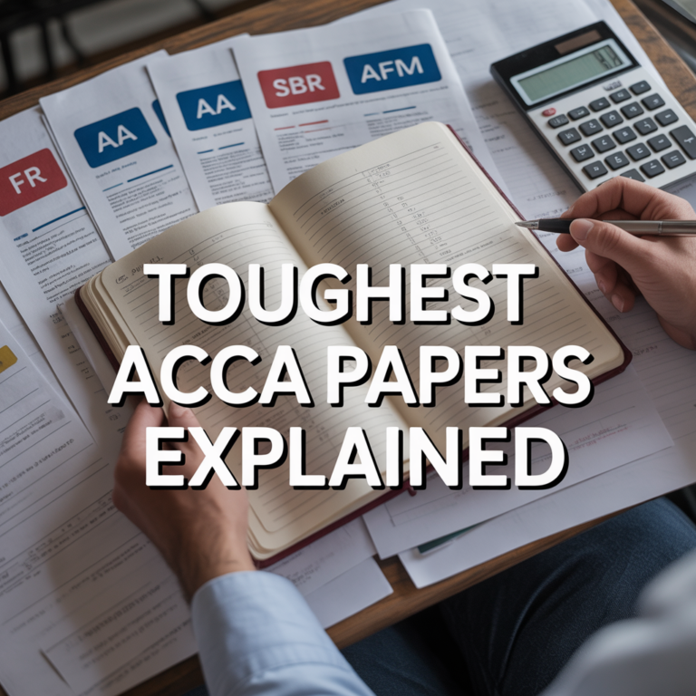 ACCA Exam Difficulty: Toughest Papers & Reality | VGLD